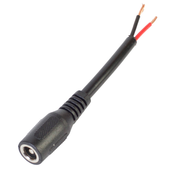 DC Female plug to 18 AWG wire connector | LEDUpdates