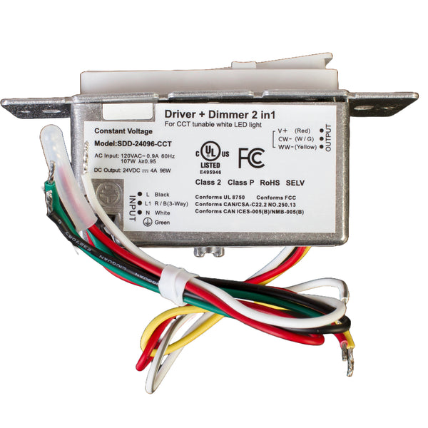 UL listed 24v 96w CCT Dimmer rocker switch and Dimmable Class 2 Driver ...
