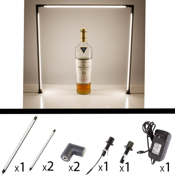 Horizontal LED 3 sided Pole light 4000K Model FY-H2T series for Showca ...