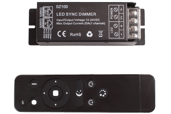 Single color Heavy Duty LED Light Controller 25 Amps 300w for power ...